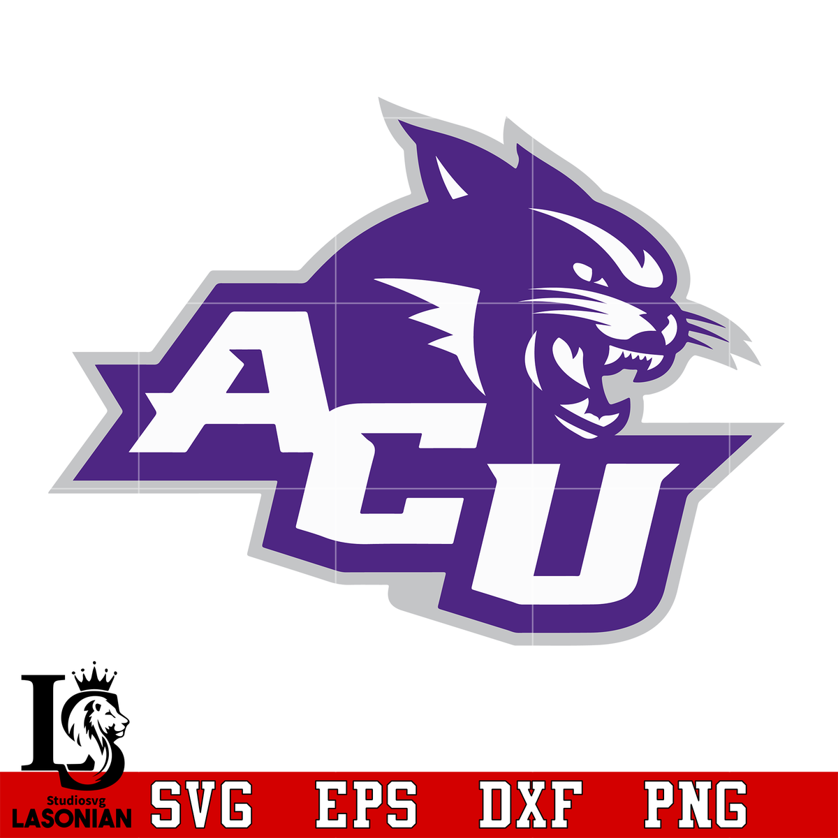 Logo Abilene Christian Wildcats svg,dxf,eps,png file – lasoniansvg