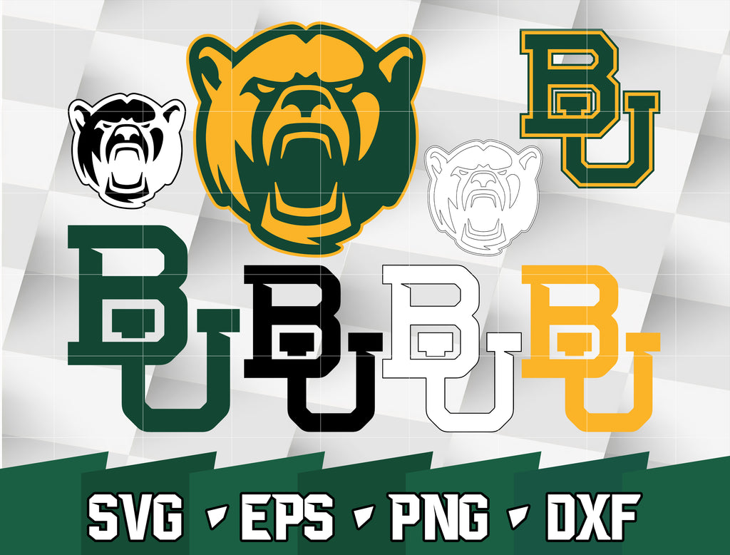 Bundle Logo Baylor Bears svg eps dxf png file – lasoniansvg