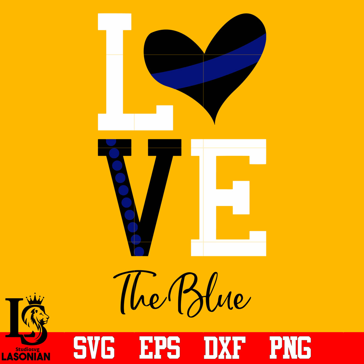 Love The Blue svg eps dxf png file – lasoniansvg