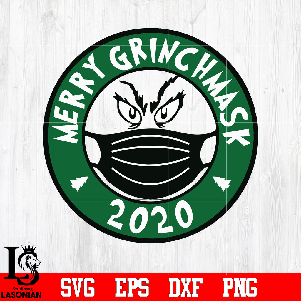 Merry Grinch Mask svg, Merry GrinchMask svg eps dxf png file – lasoniansvg