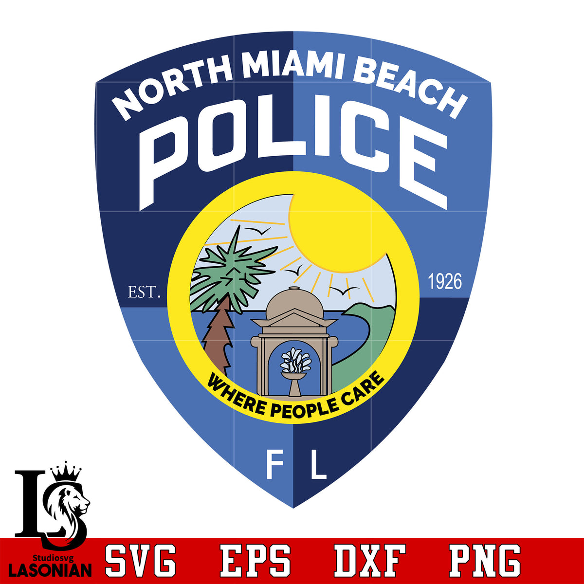 Logo Miami Beach Police svg,dxf,eps.png file – lasoniansvg