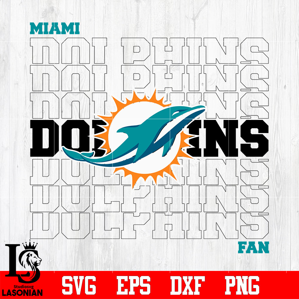 Miami Dolphins Fan svg eps dxf png file – lasoniansvg