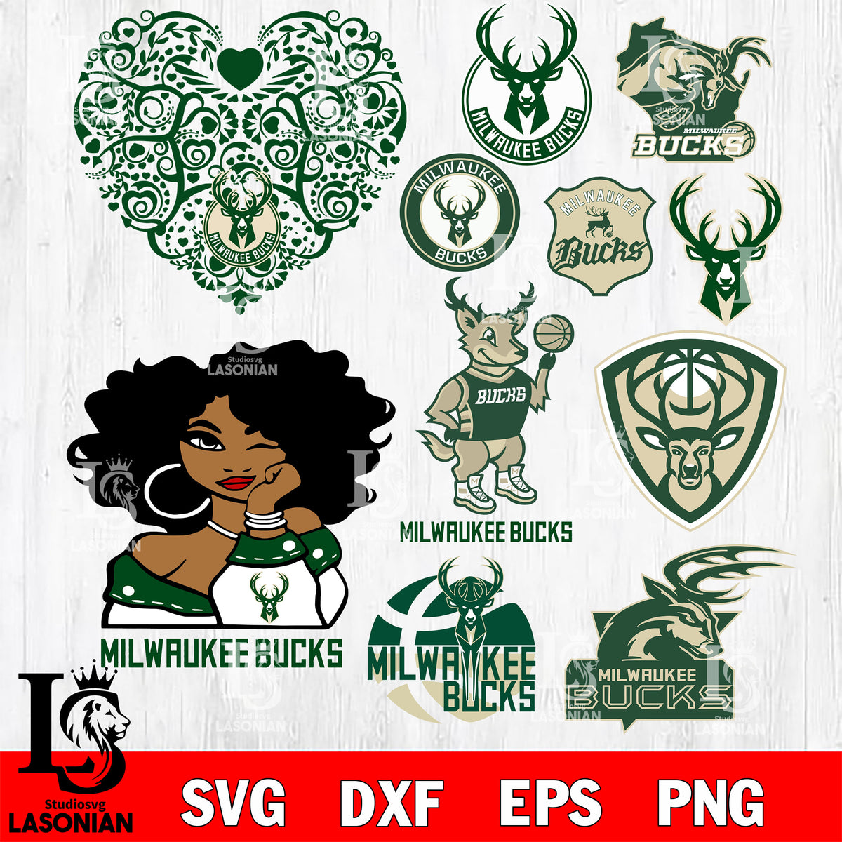 Milwaukee Bucks svg eps dxf png file – lasoniansvg