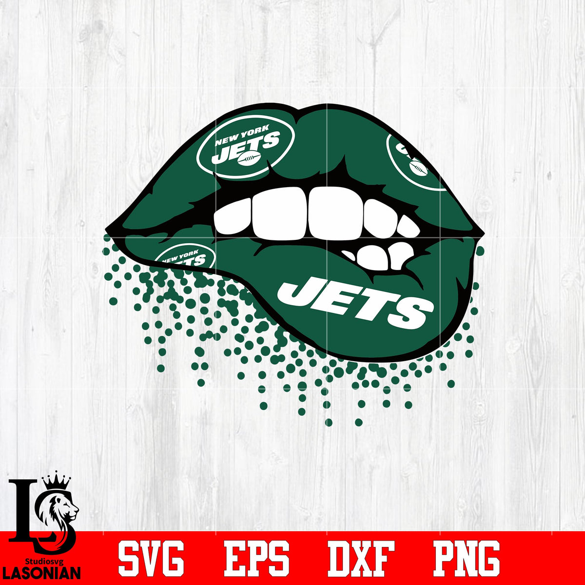 New York Jets lip svg eps dxf png file – lasoniansvg