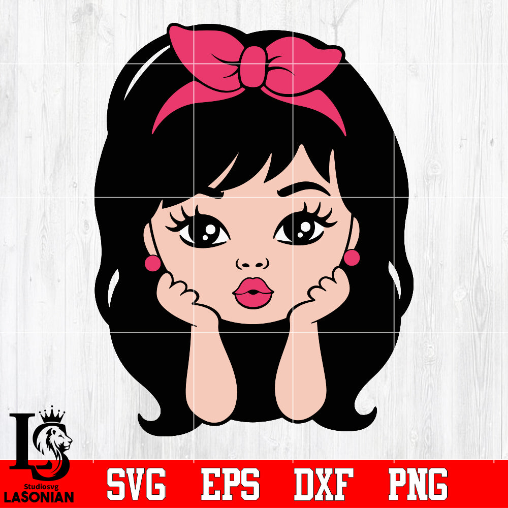 Peekaboo Girl , Princess, Caucasian American, Cute Girl Svg dxf eps pn ...