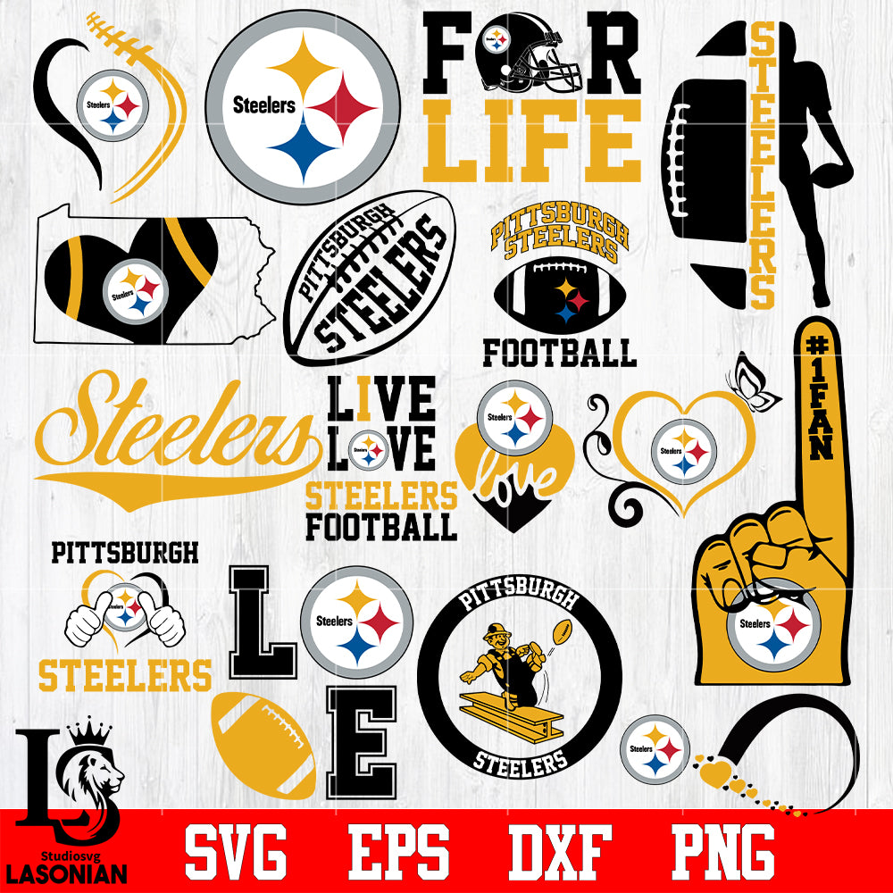 Pittsburgh Steelers SVG, SVG files for Cricut, Football SVG, Sports SV ...