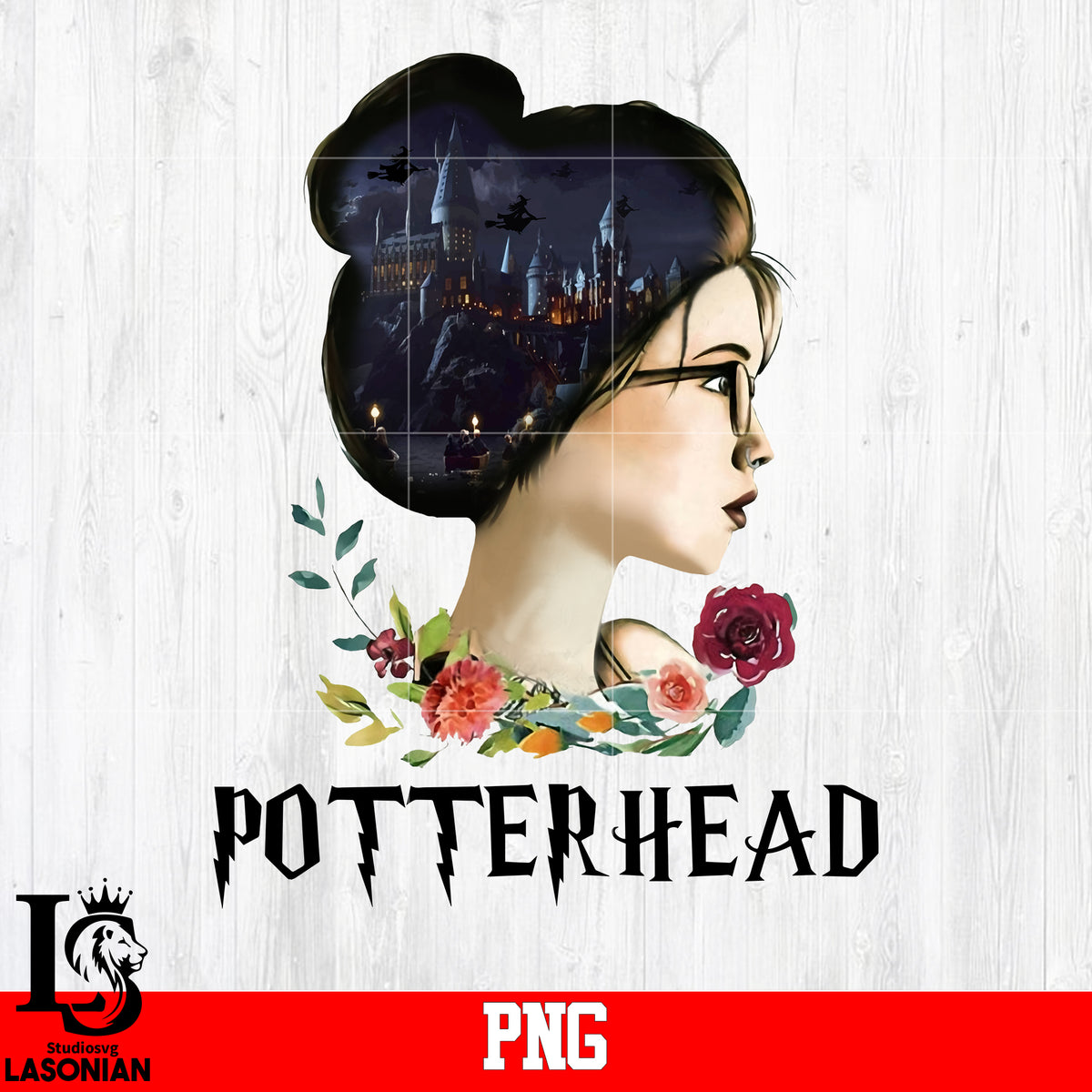 Potter Head PNG file – lasoniansvg