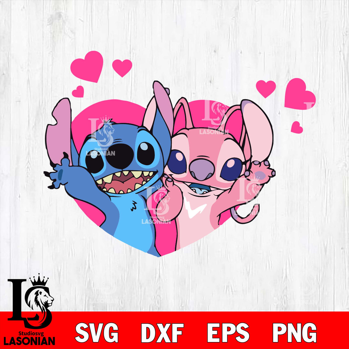 STITCH valentine's svg , STITCH valentine's day svg eps dxf png file ...