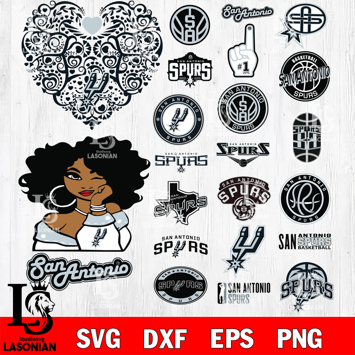 San Antonio Spurs svg eps dxf png file – lasoniansvg