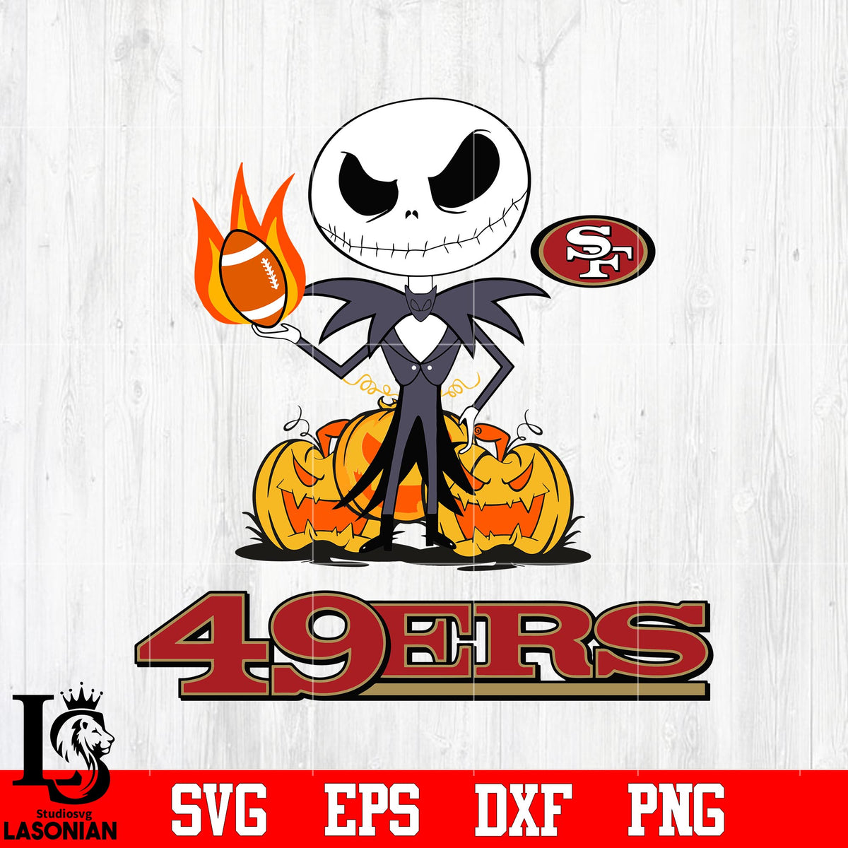 San Francisco 49ers , Chiefs NFL, Halloween, Jack svg eps dxf png ...