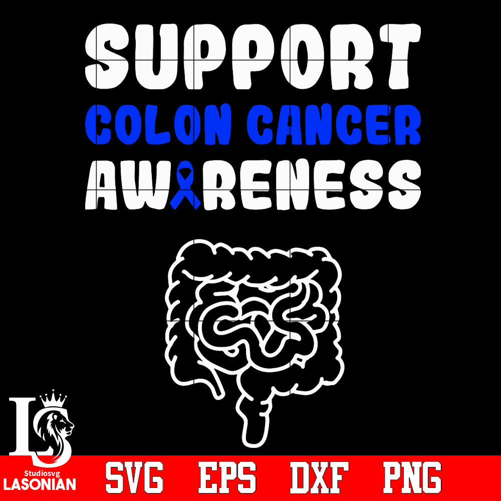 Support colon cancer awareness Svg Dxf Eps Png file – lasoniansvg