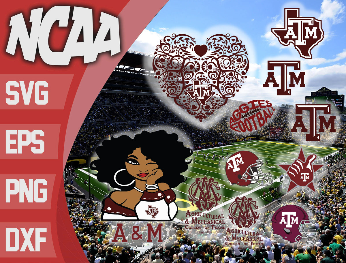 Bundle Texas A&M Aggies svg eps dxf png file , Bundle NCAA – lasoniansvg