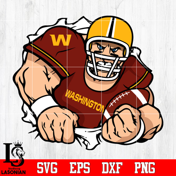 Washington Football Team football player Svg Dxf Eps Png file – lasoniansvg