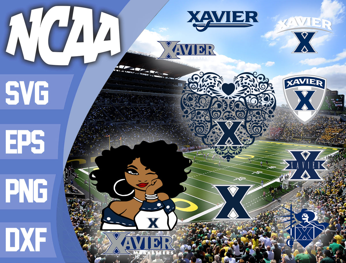 Bundle Xavier Musketeers svg eps dxf png file , Bundle NCAA – lasoniansvg
