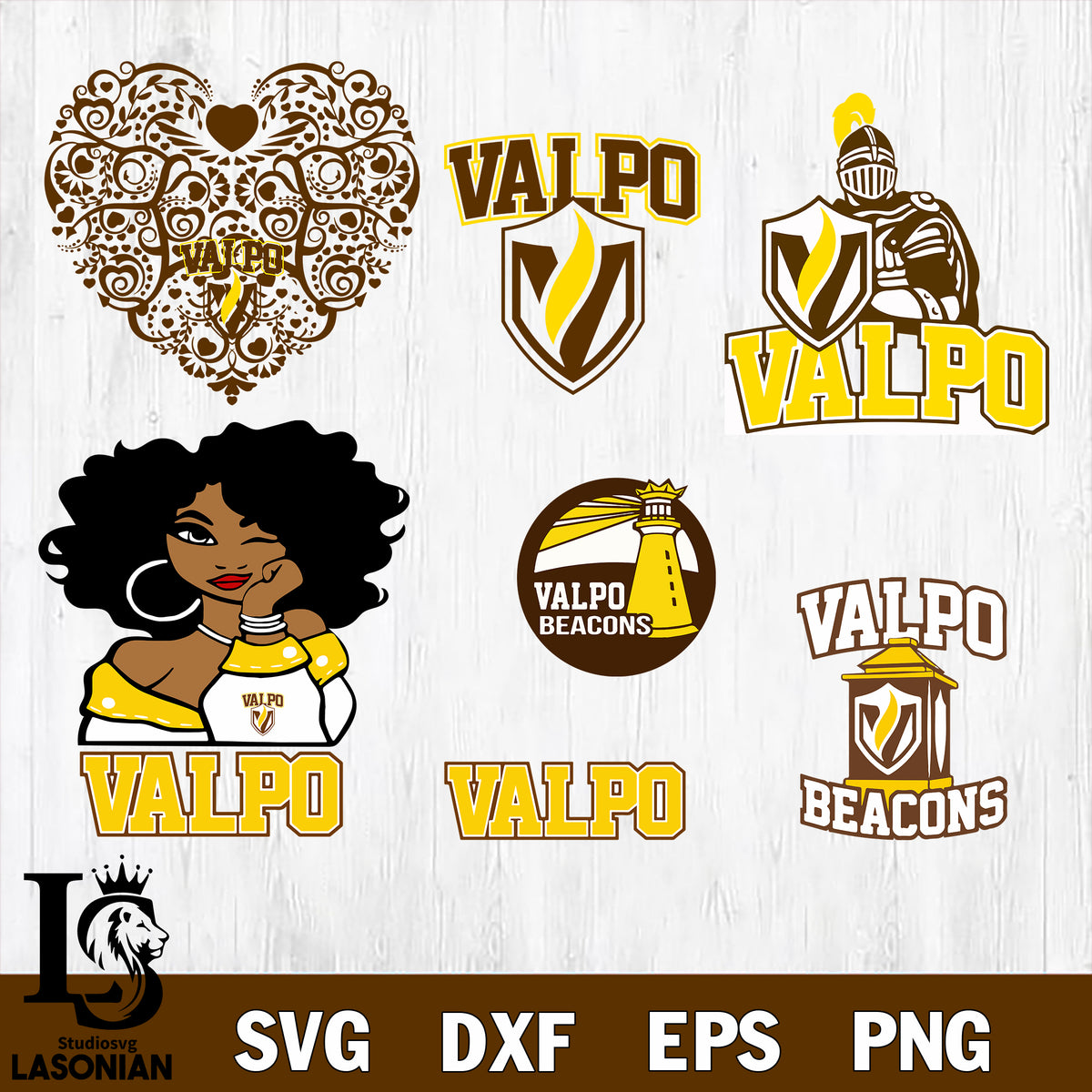 Bundle NCAA Valparaiso Beacons svg eps dxf png file , NCAA – lasoniansvg