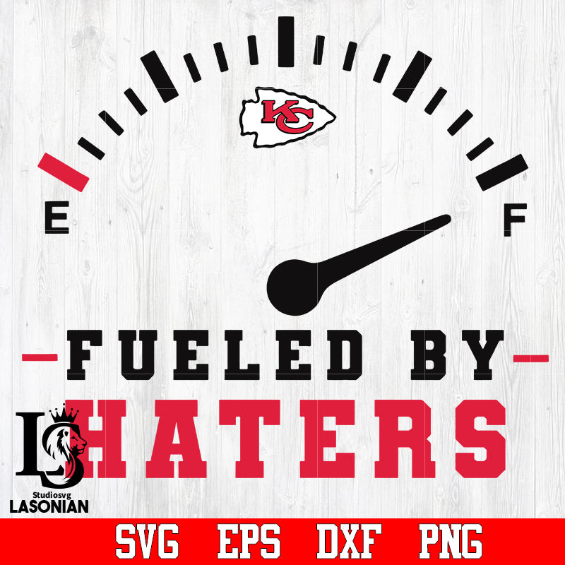 kansas city chiefs Fueled by Haters svg,eps,dxf,png file – lasoniansvg