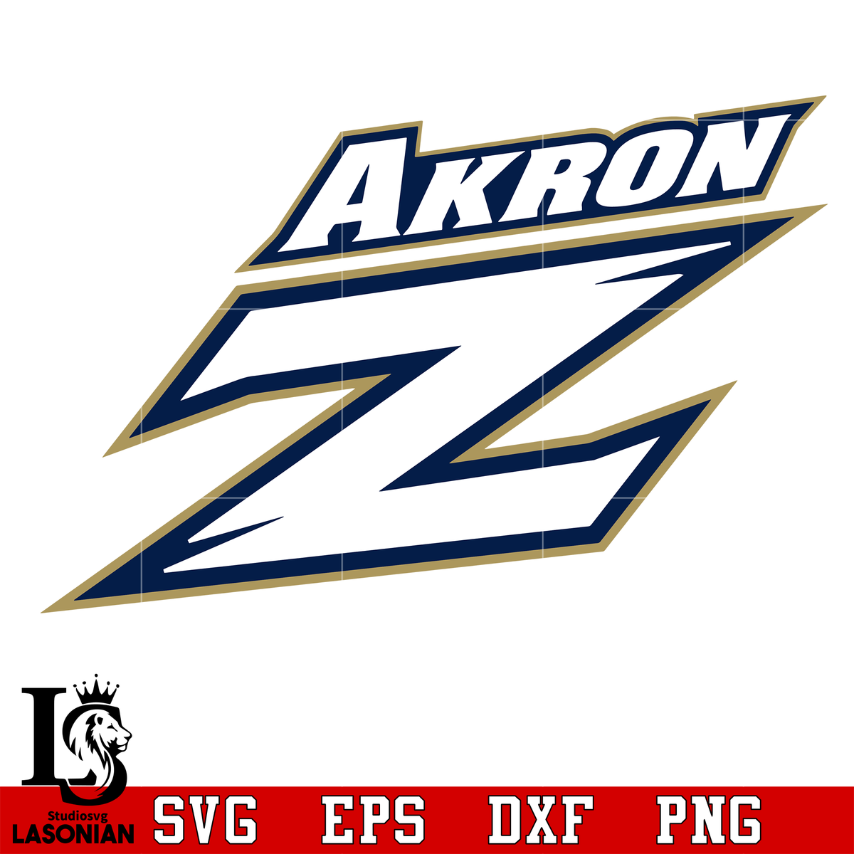 logo Akron Zips svg,dxf,eps,png file – lasoniansvg