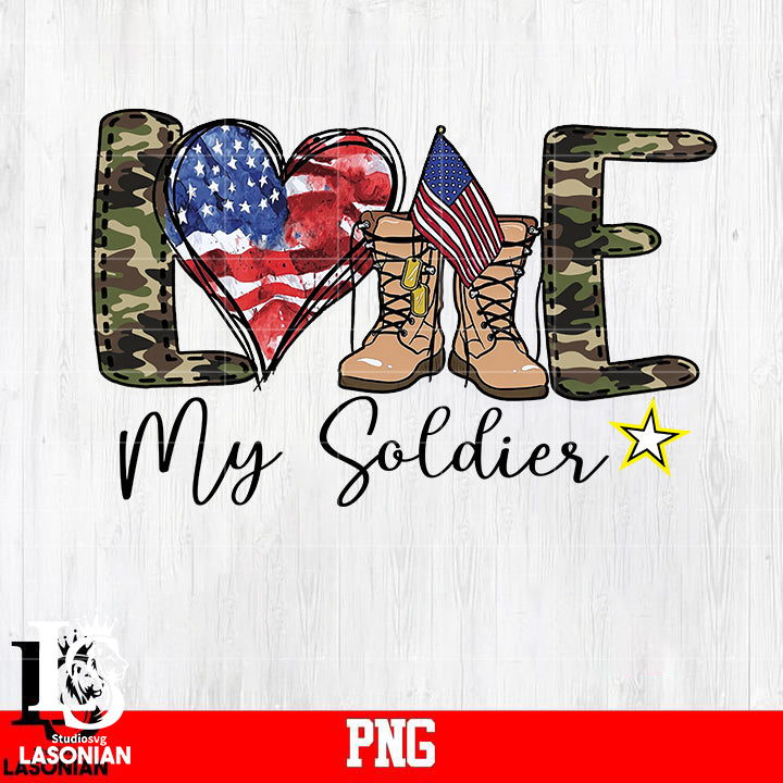 love my soldier heart png file – lasoniansvg