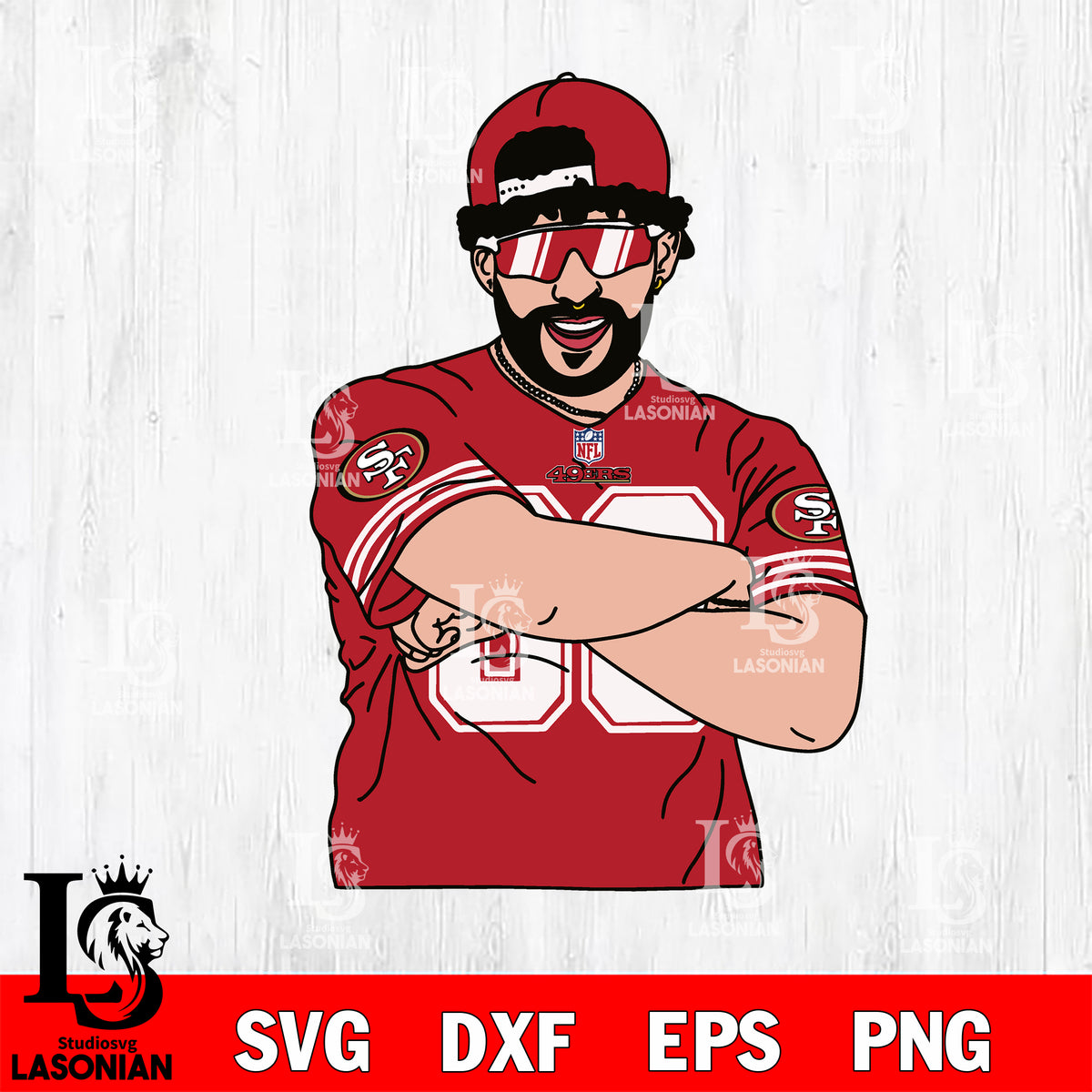 San Francisco 49ers Svg Dxf Eps Png file – lasoniansvg