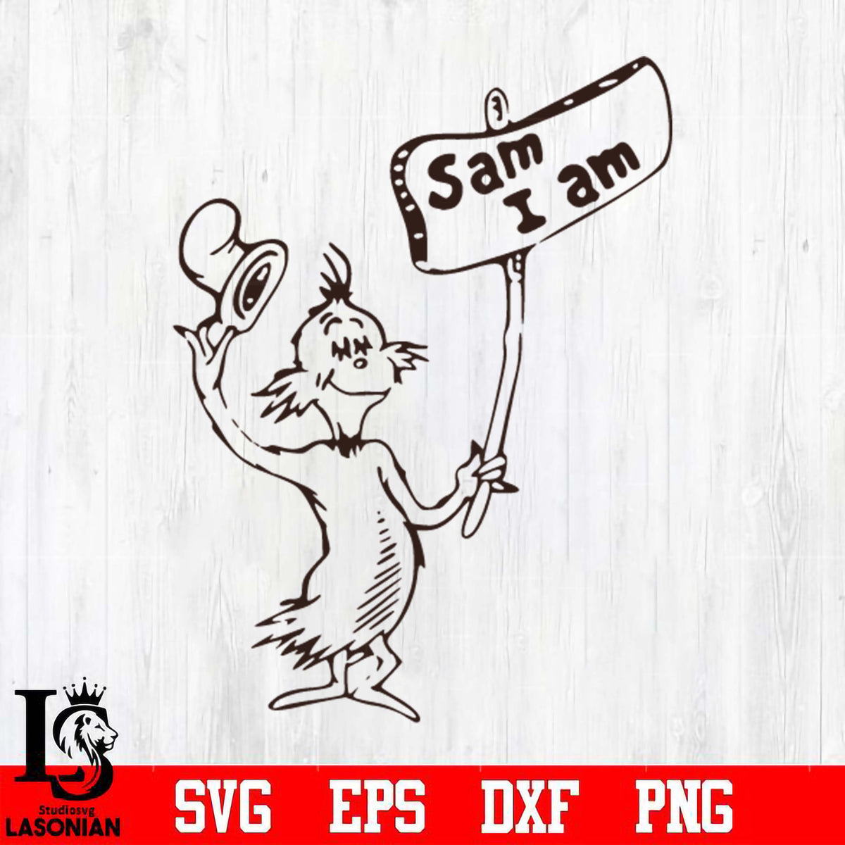 sam i am Svg Dxf Eps Png file – lasoniansvg
